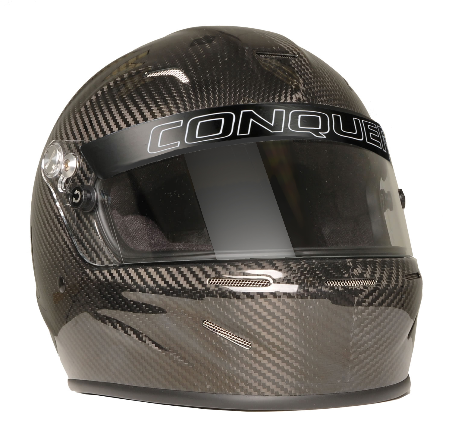 Conquer Carbon Fiber Full Face Auto Racing Helmet Snell SA2020 ...