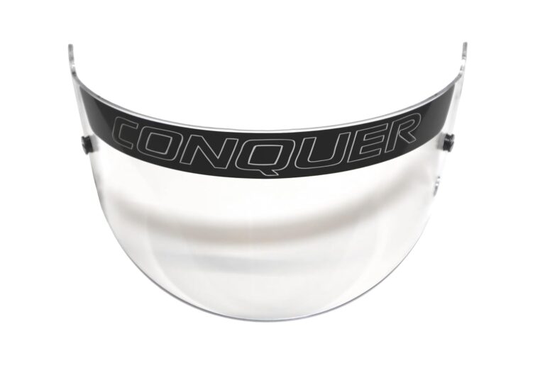 Conquer Full Face Helmet Face Shield Clear or Dark - Conquer Snell ...